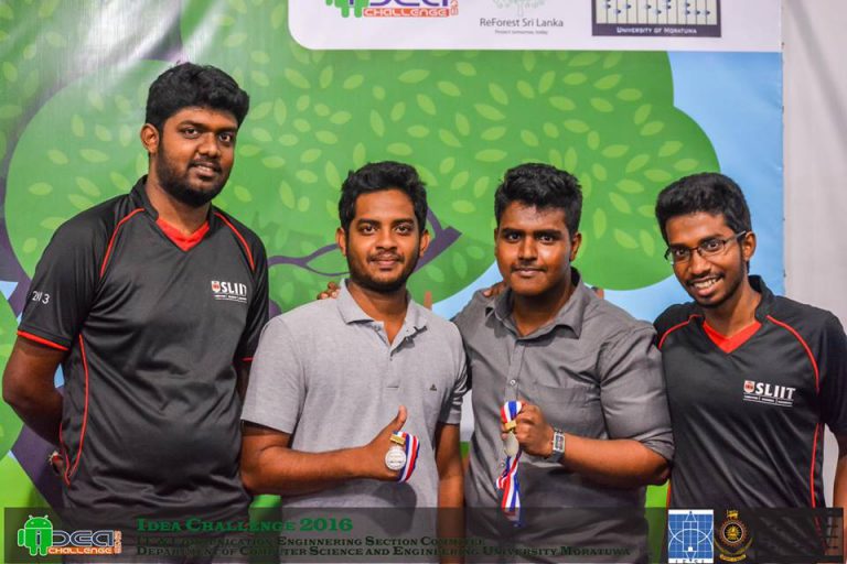 IESL Idea challenge 2016 a Runners Up & Most Popular App | SLIIT