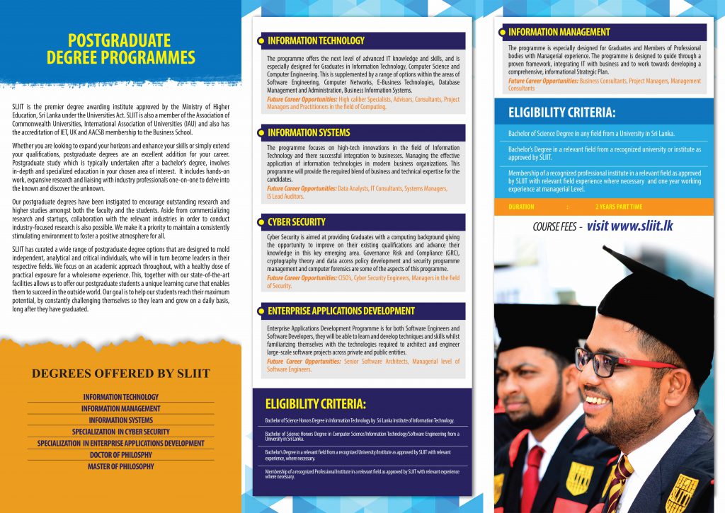 SLIIT_Postgraduate-Degree-Programmes-leaflet_Back – SLIIT